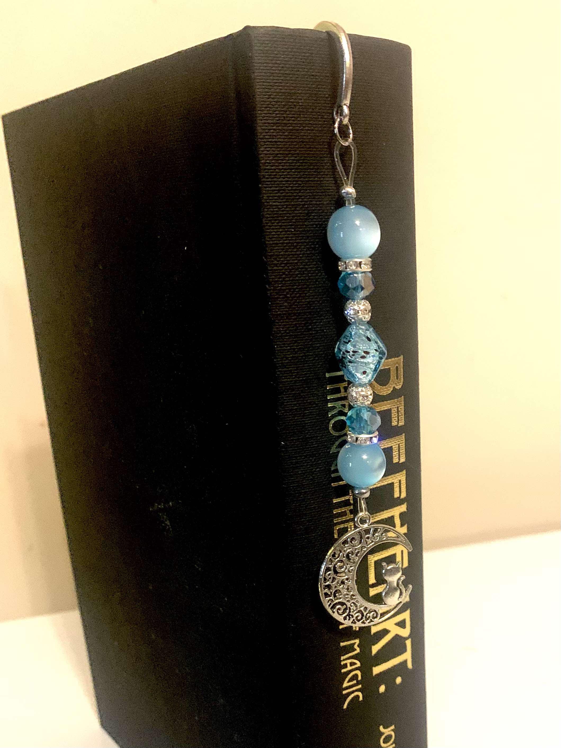 Crystal Beaded Shepherd’s Hook Metal Bookmark - Etsy