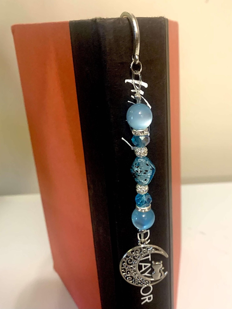 Crystal Beaded Shepherd’s Hook Metal Bookmark - Etsy