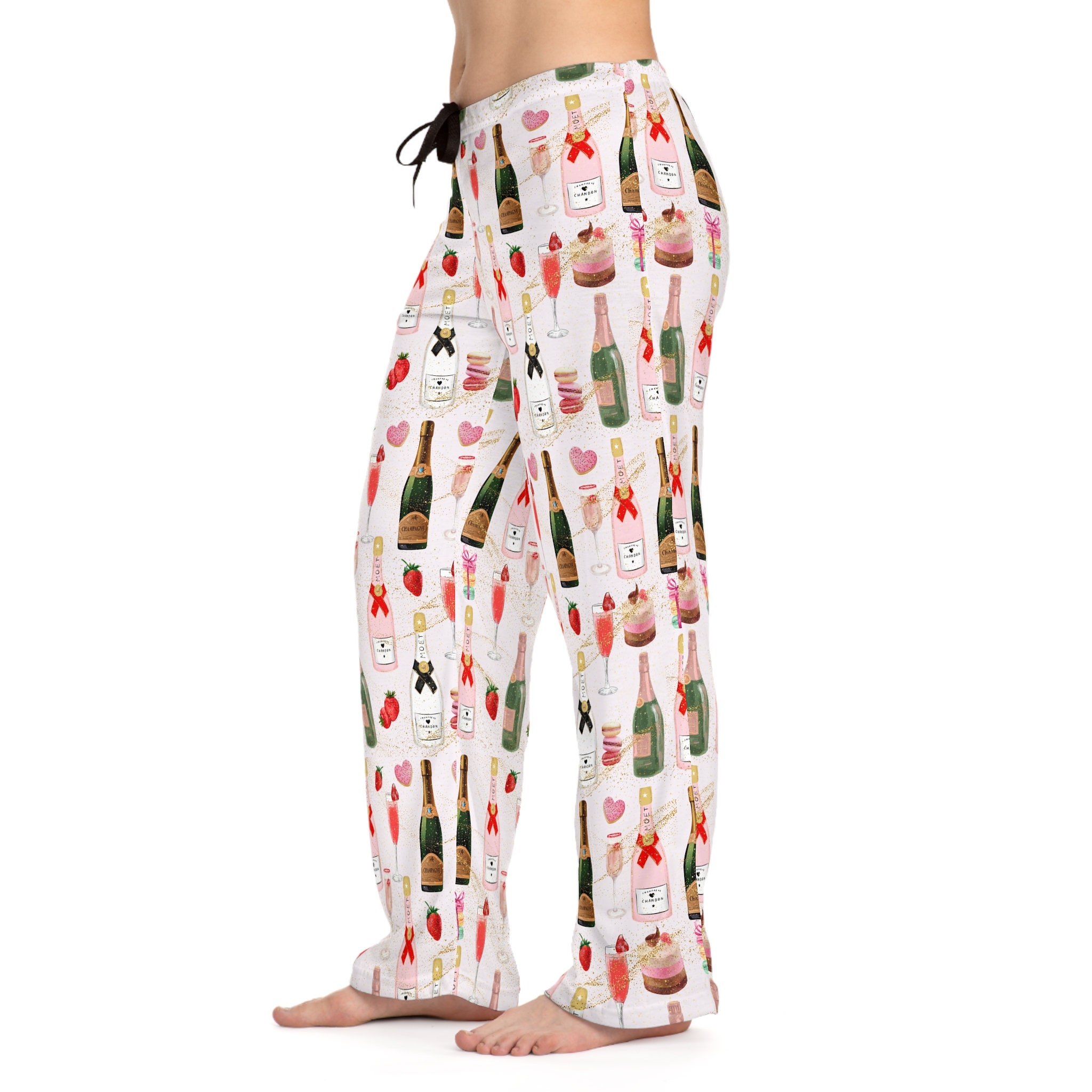 I Love Champagne Women Pajama Pants - Alcohol Pjs - Perfect Bridal and ...