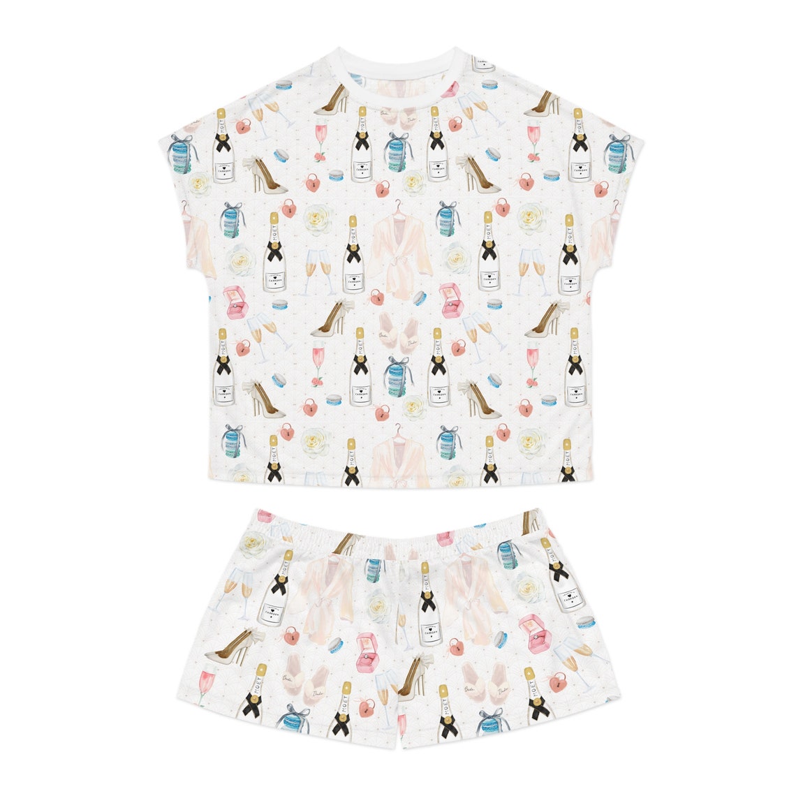 She Said Yes Glamorous PJ for a Bride I Love Champagne and Diamonds ...