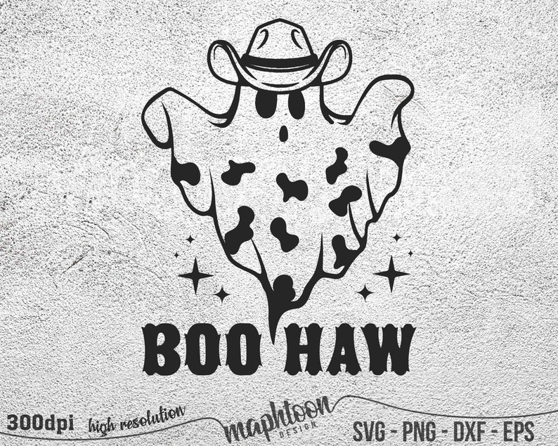 Boo Haw SVG PNG BOOHAW Png Cowboy Ghost Svg Halloween Svg - Etsy Canada