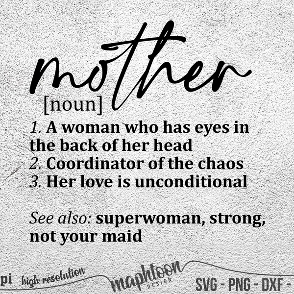 Mother Definition - Etsy