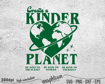 Create a Kinder Planet SVG Kinder Planet Svgfunny Svgtrendy - Etsy