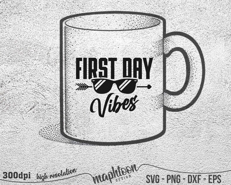 First Day Vibes Svg Teacher Back to School Svg Teacher Life - Etsy