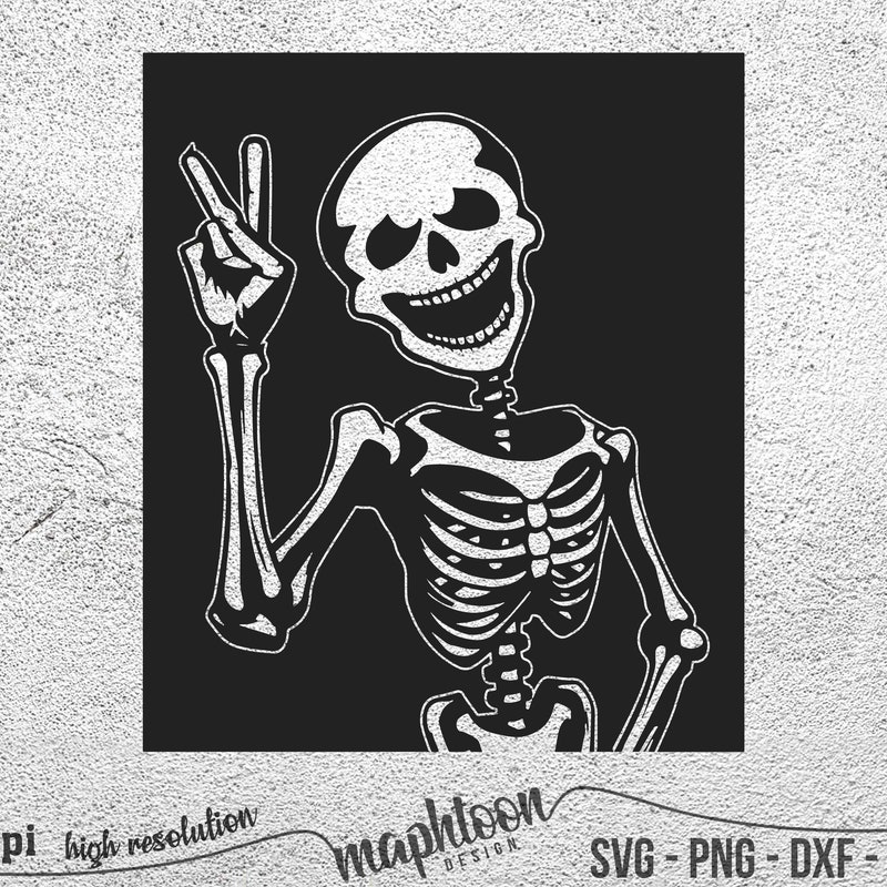 Skeleton Svg - Etsy
