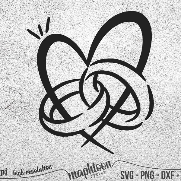 Wedding Ring Svg - Etsy