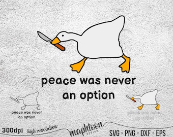 Murder Goose PNG SVG Funny Meme Duck Png Silly Goose Svg Digital ...