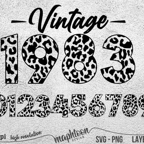 Vintage 1982 Png - Etsy