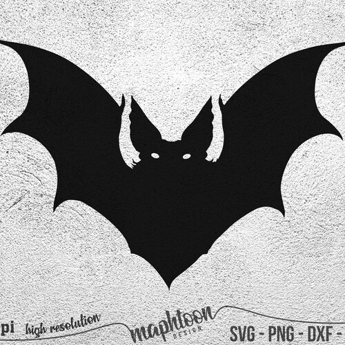Bat Svg Halloween Bats SVG Bat Vector Spooky Horror Png - Etsy