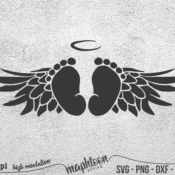 Angel Footprints - Etsy