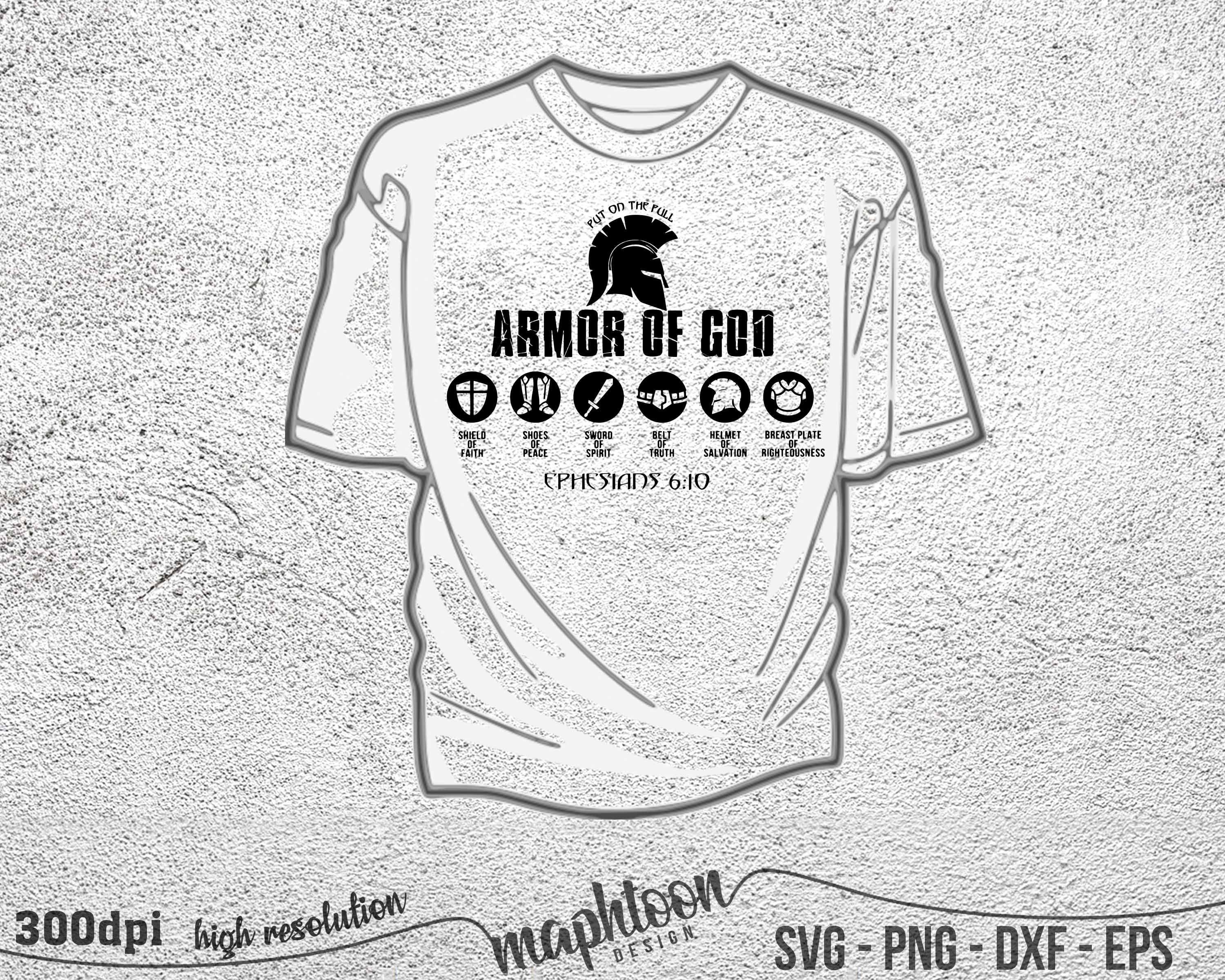 Armor of God Svg Belt of Truth Svg Sword of the Spirit Svg | Etsy India