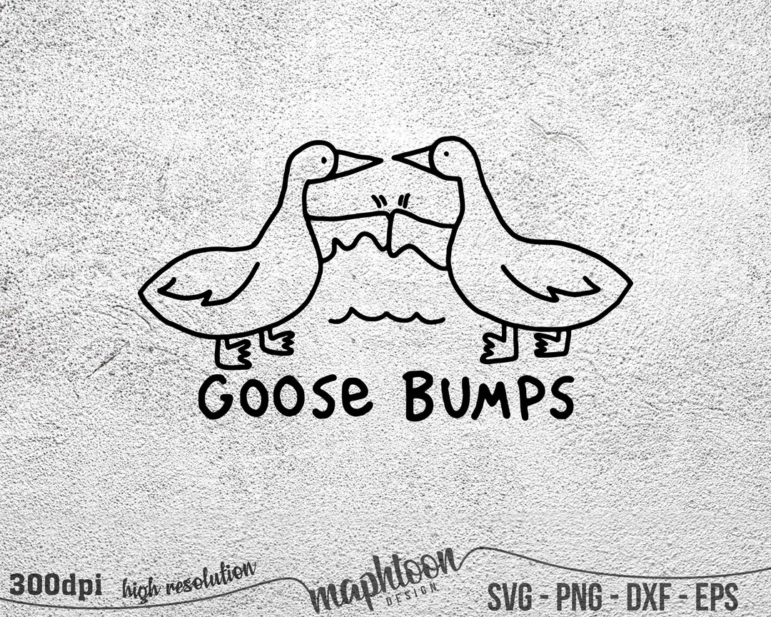 Goosebumps SVG Aesthetic Svg Cute Duck Svg Trendy Svg - Etsy