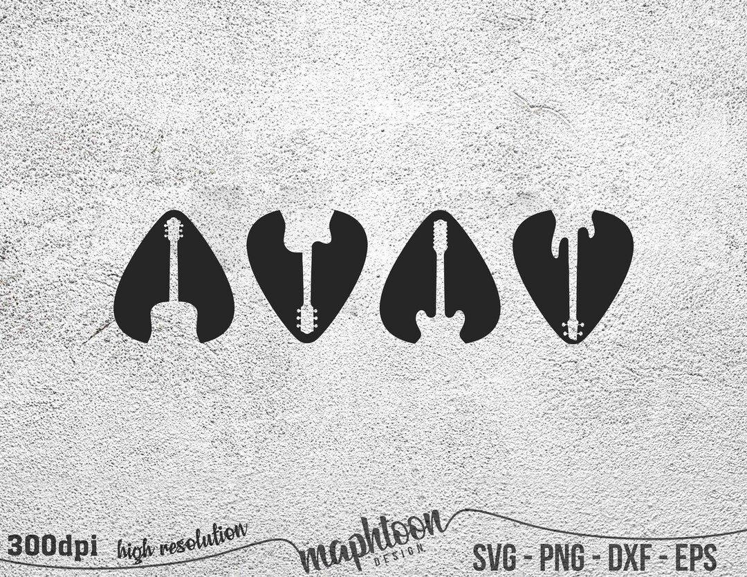 Guitar Pick SVG, Guitar Pick, Shape Svg, Digital Download, Silhouette ...