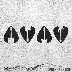 Guitar Pick SVG, Guitar Pick, Shape Svg, Digital Download, Silhouette ...