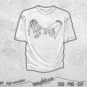 Pinky Promise Skeleton Svg, Skeleton Hands Svg, Skeleton Hand Svg ...