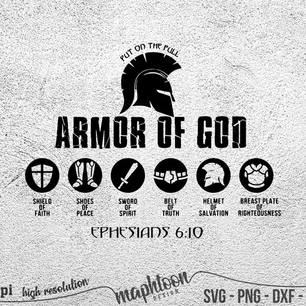 Armor of God Svg - Etsy