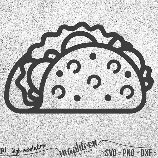Taco Svg - Etsy