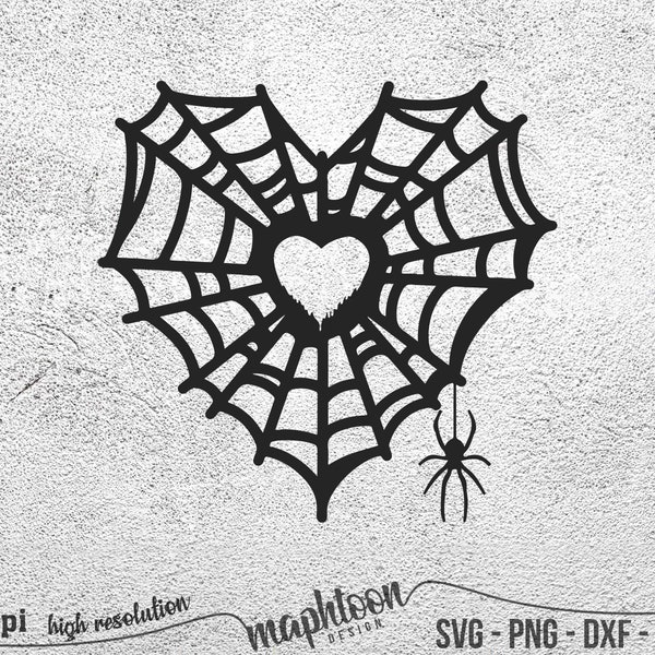 Heart Spider Web - Etsy