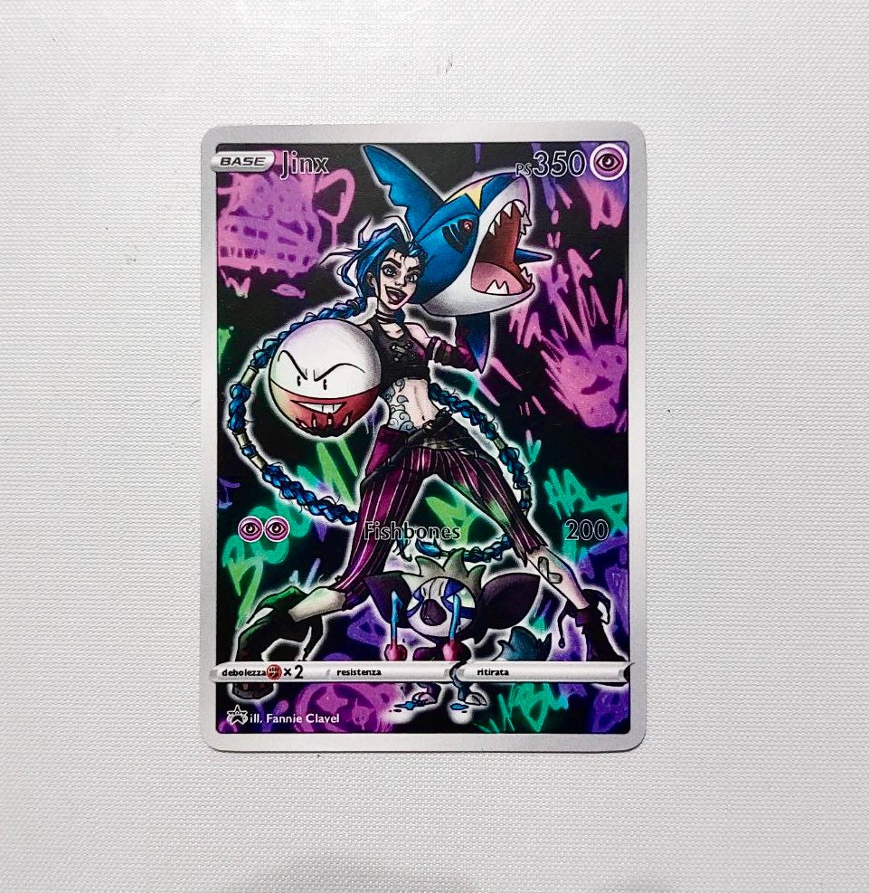 Jinx X Pokemon-custom Card - Etsy