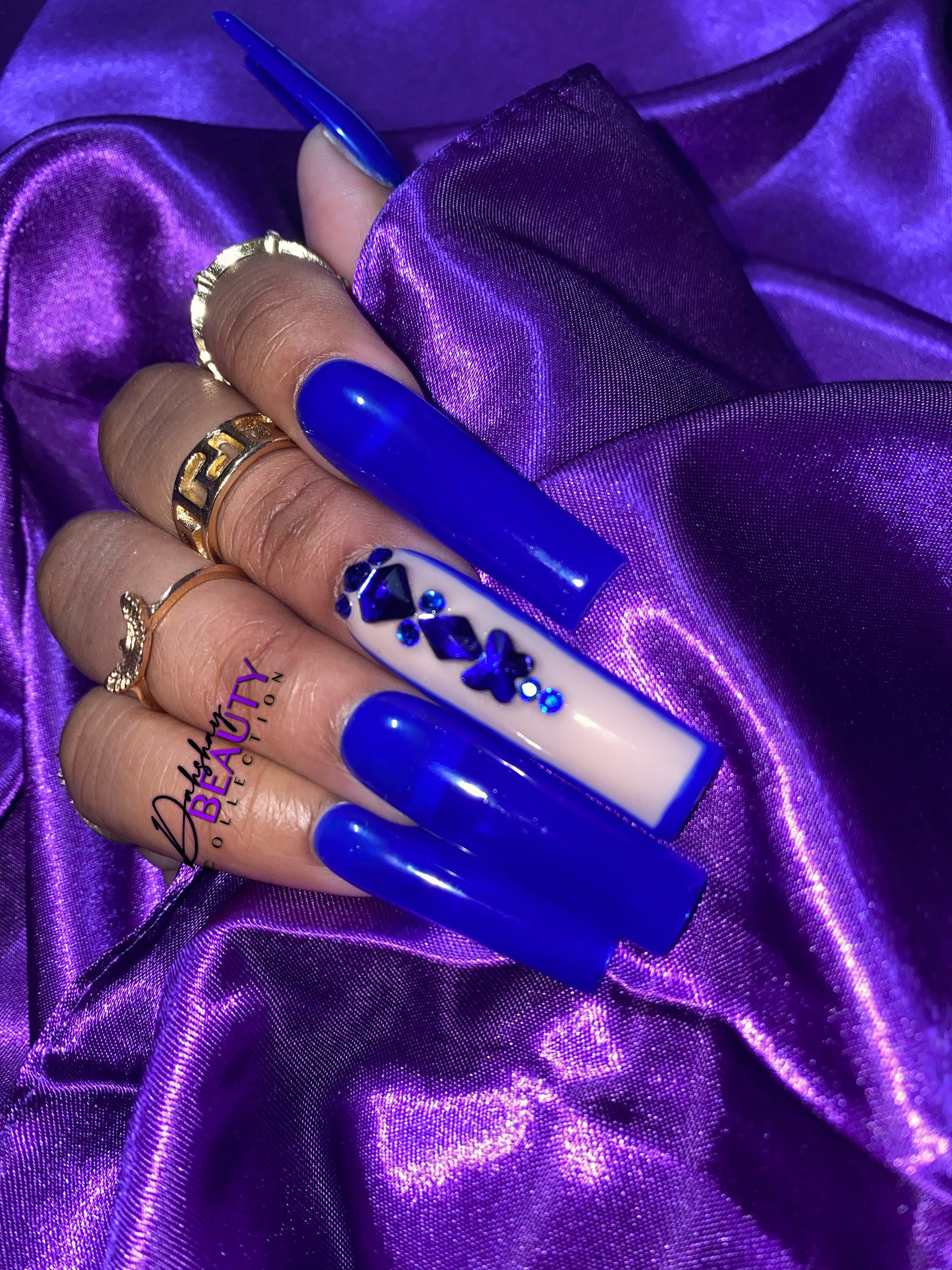 Royal Blue Nails