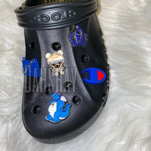 Luxury Blue Croc Charms Shoe Charms Jibbitz Bling Croc - Etsy