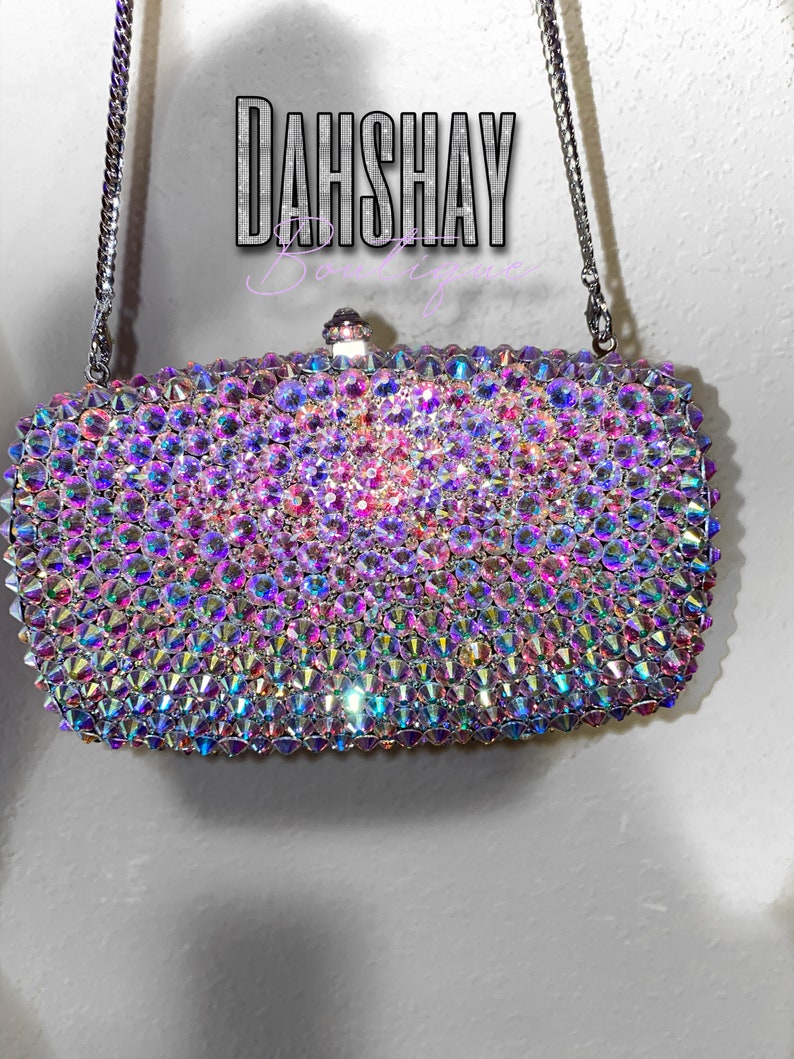 Crystal Evening Clutch Party Purse Women's Cocktail Bag Gift for Her ...