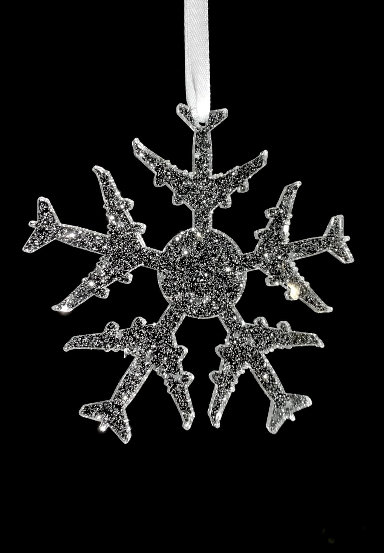 Luxury Airplane 747 Christmas Snowflakes (4 Pack) - Pre-order - Etsy UK