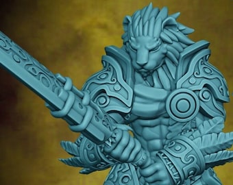 Leonin Miniature | Etsy