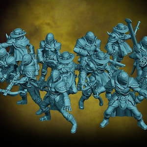 Bounty Hunters, Fighters, 8 Variations Velrock 3d Printed Resin ...
