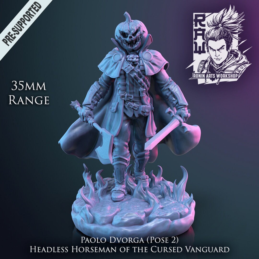 Paolo Dvorga - Headless Horseman, 2 Variations | Ronin Arts | 3d ...