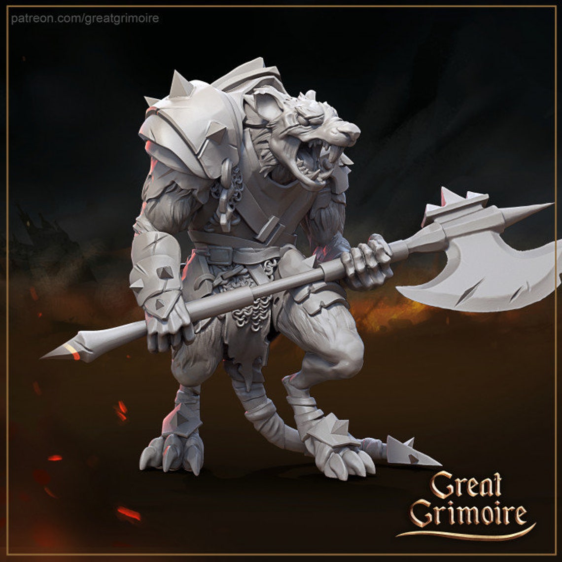 Mouse Army | Great Grimoire | 3d Printed Resin Miniature | Mini ...