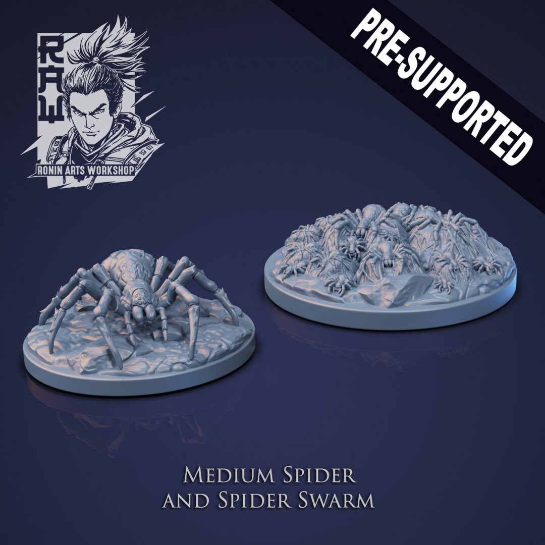 Spiders | Ronin Arts | 3d Printed Resin Miniature | Mini | Fantasy ...