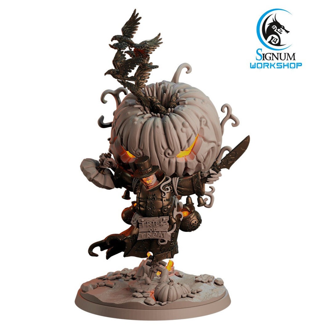 Mister Pumpkin the Gorgeous | Signum Workshop | 3d Printed Resin ...