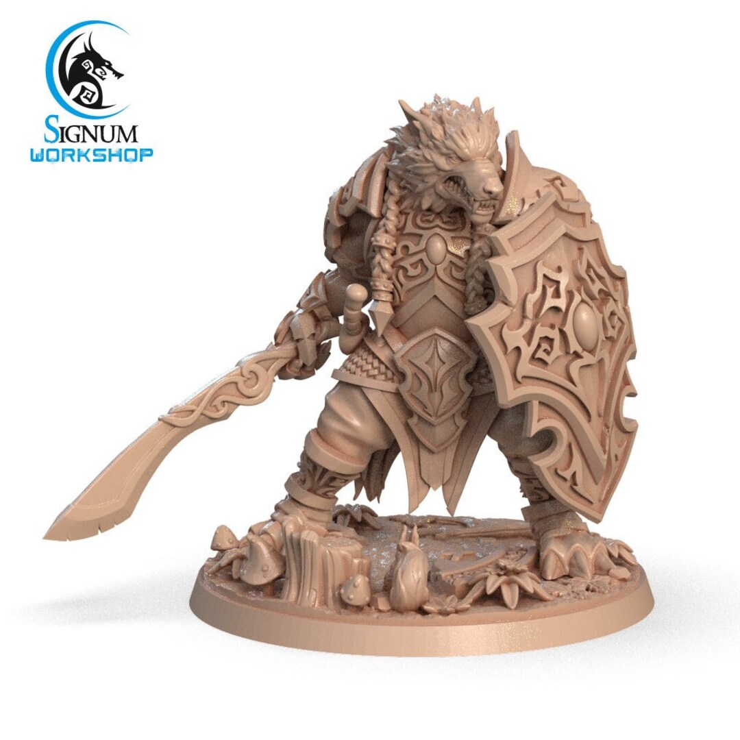 Wolfkind Males- 4 Variations | Signum Workshop | 3d Printed Resin ...