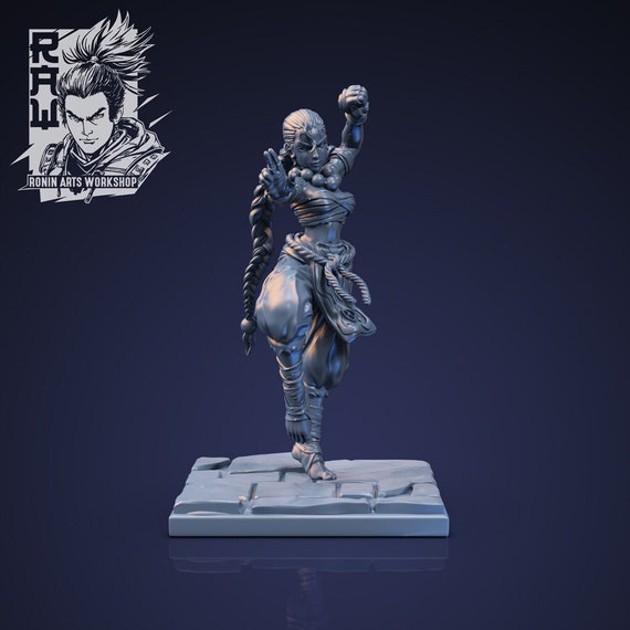 Karoku the Monk Ronin Arts 3d Printed Resin Miniature - Etsy