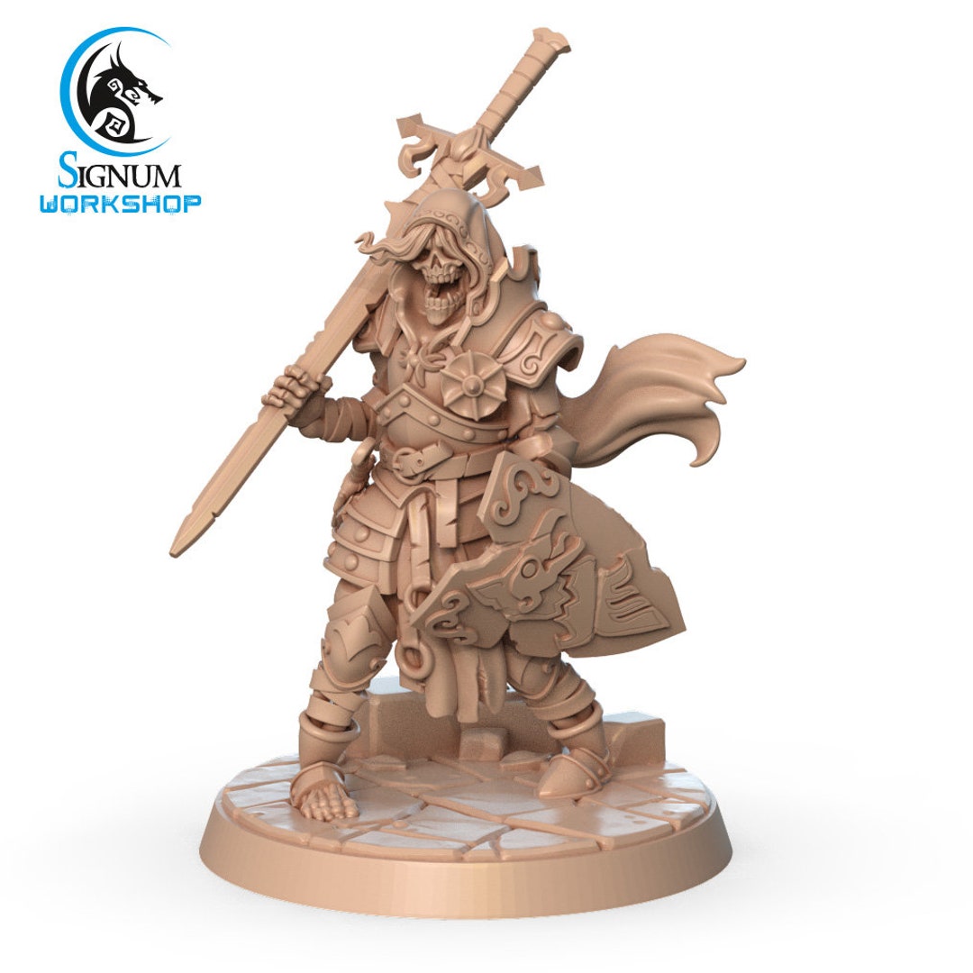 Zombie Knights - 7 Variations | Signum Workshop | 3d Printed Resin ...