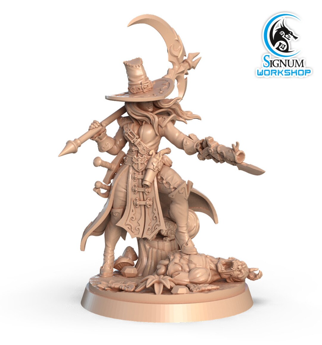 Wilhelmina Hellsing, the Scythe of Retribution | Signum Workshop | 3d ...