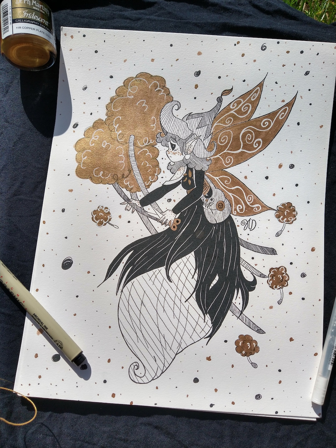 Worker Fairy | Signed High Quality Handmade Art Print - Etsy