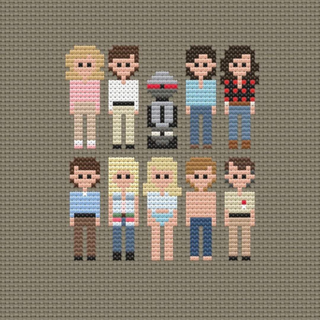 Chopping Mall 1986 Horror Cross Stitch Pattern Pixel - Etsy