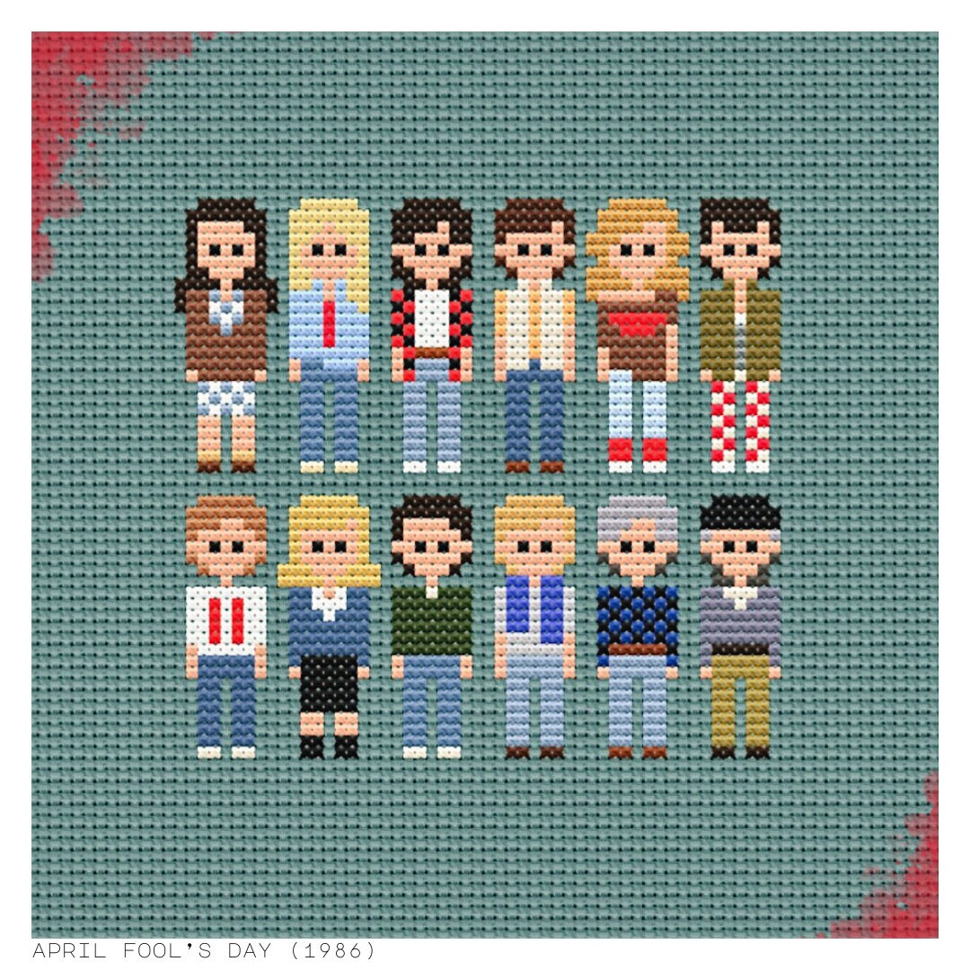 April Fool’s Day (1986) Parody - Horror - Cross Stitch Pattern - Pixel ...