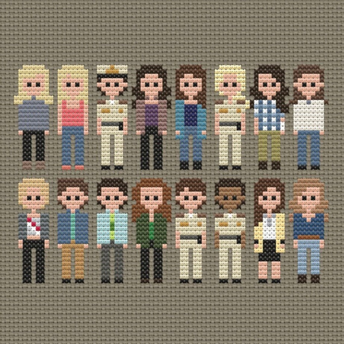Scream 4 2011 Horror Cross Stitch Pattern Pixel Art - Etsy