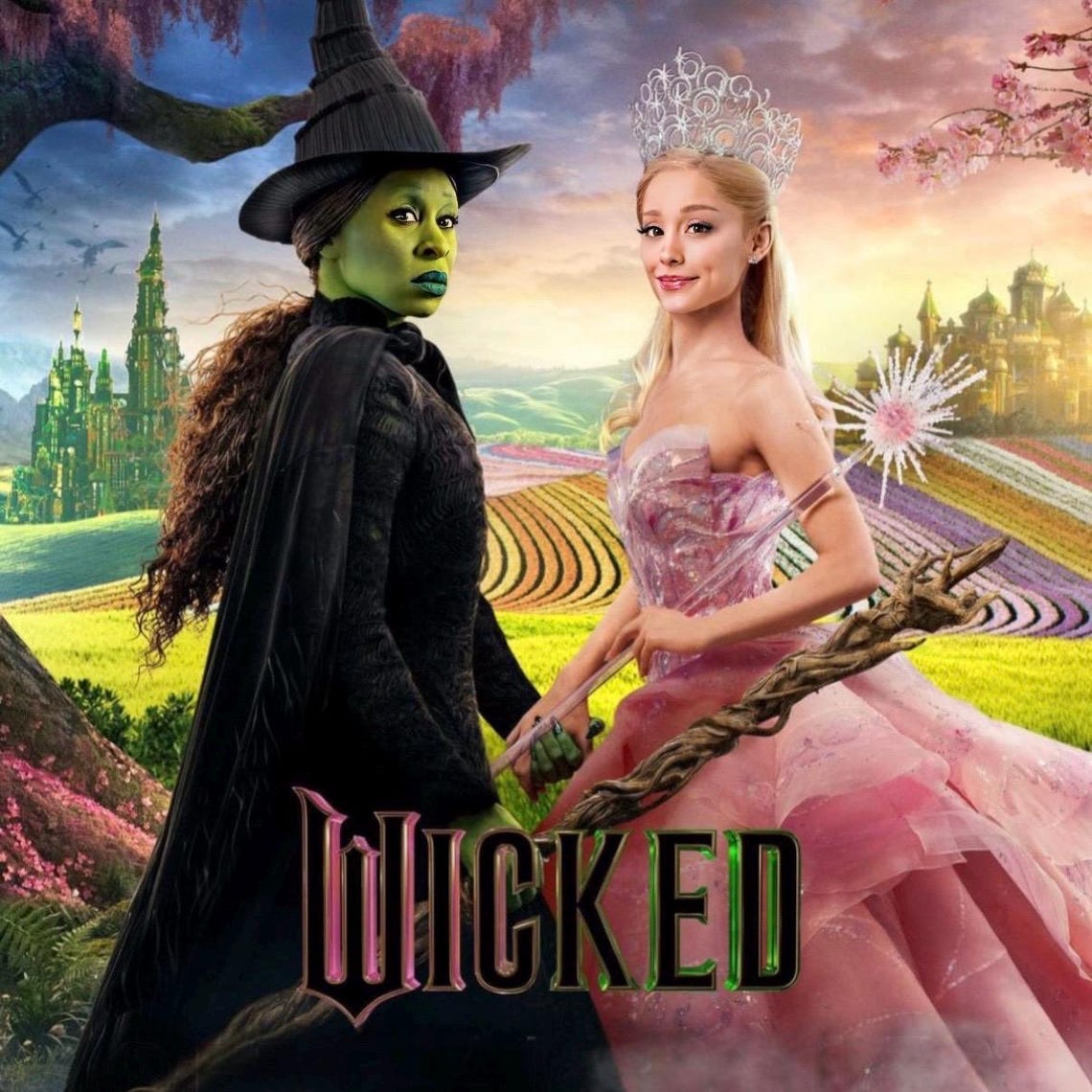Wicked (2024) Parody - Fantasy - Musical - Cross Stitch Pattern - Pixel ...