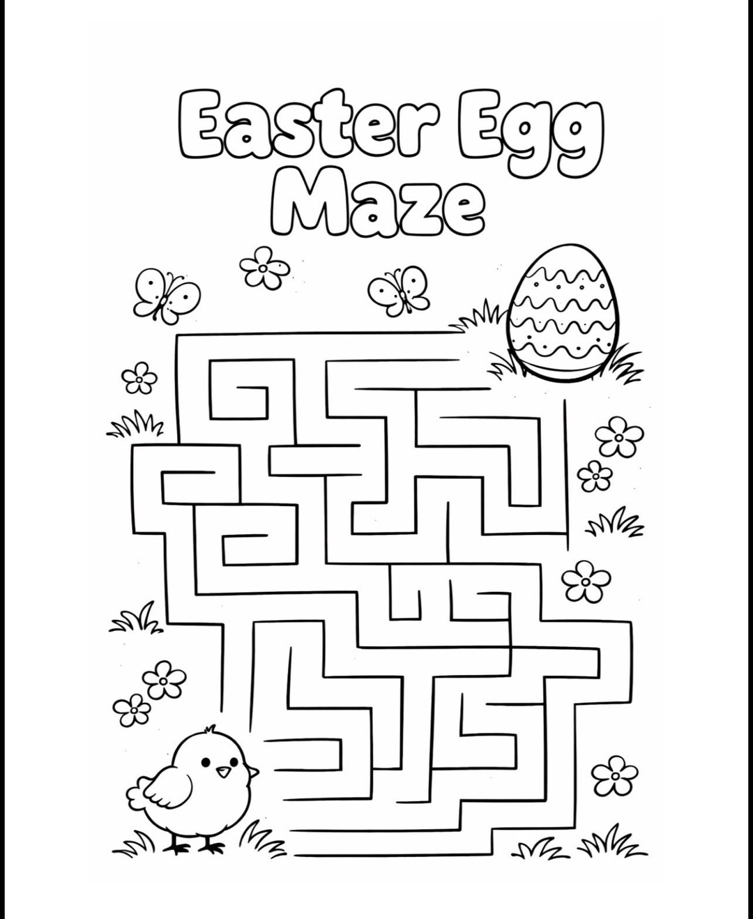 Easter Egg Maze - Etsy