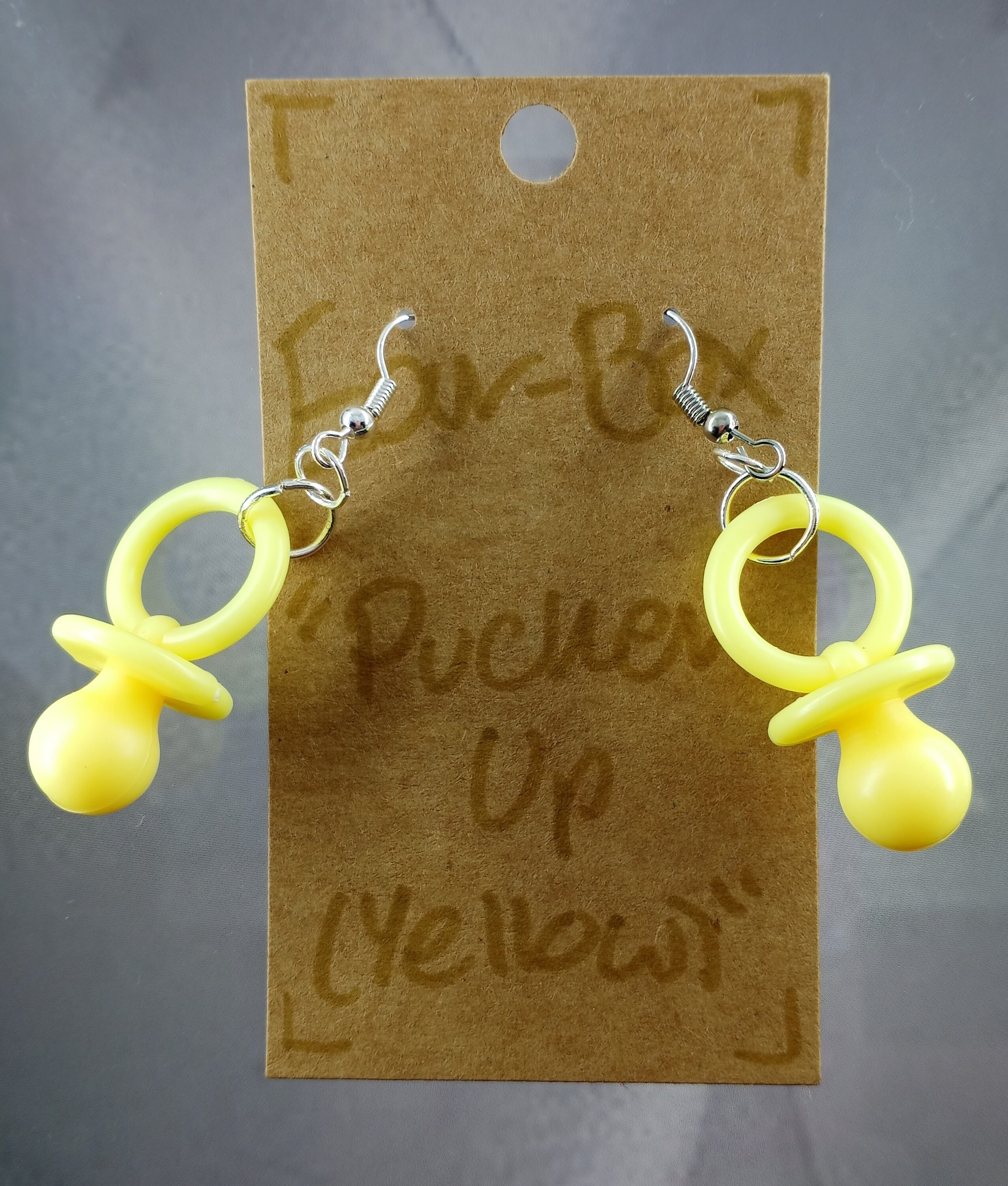 Pucker Up Collection Schnuller Charm Weird Funky Ohrringe - Etsy.de