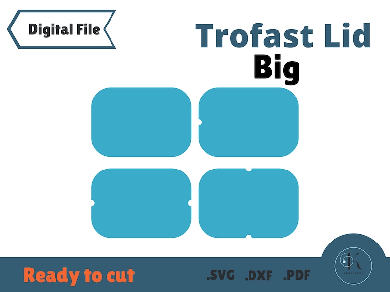 SVG Trofast Lid Template for IKEA Trofast Bins, Flisat Sensory Table ...