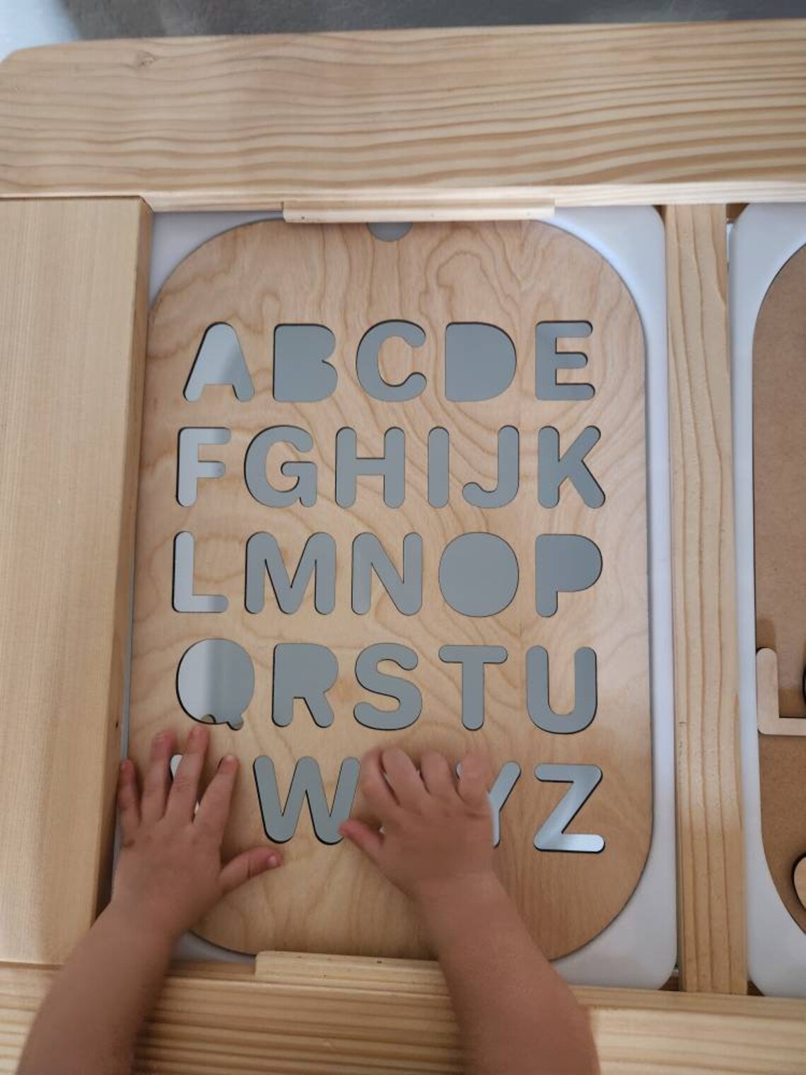 Alphabet Trofast Lid Template for IKEA Flisat Sensory Table - Etsy