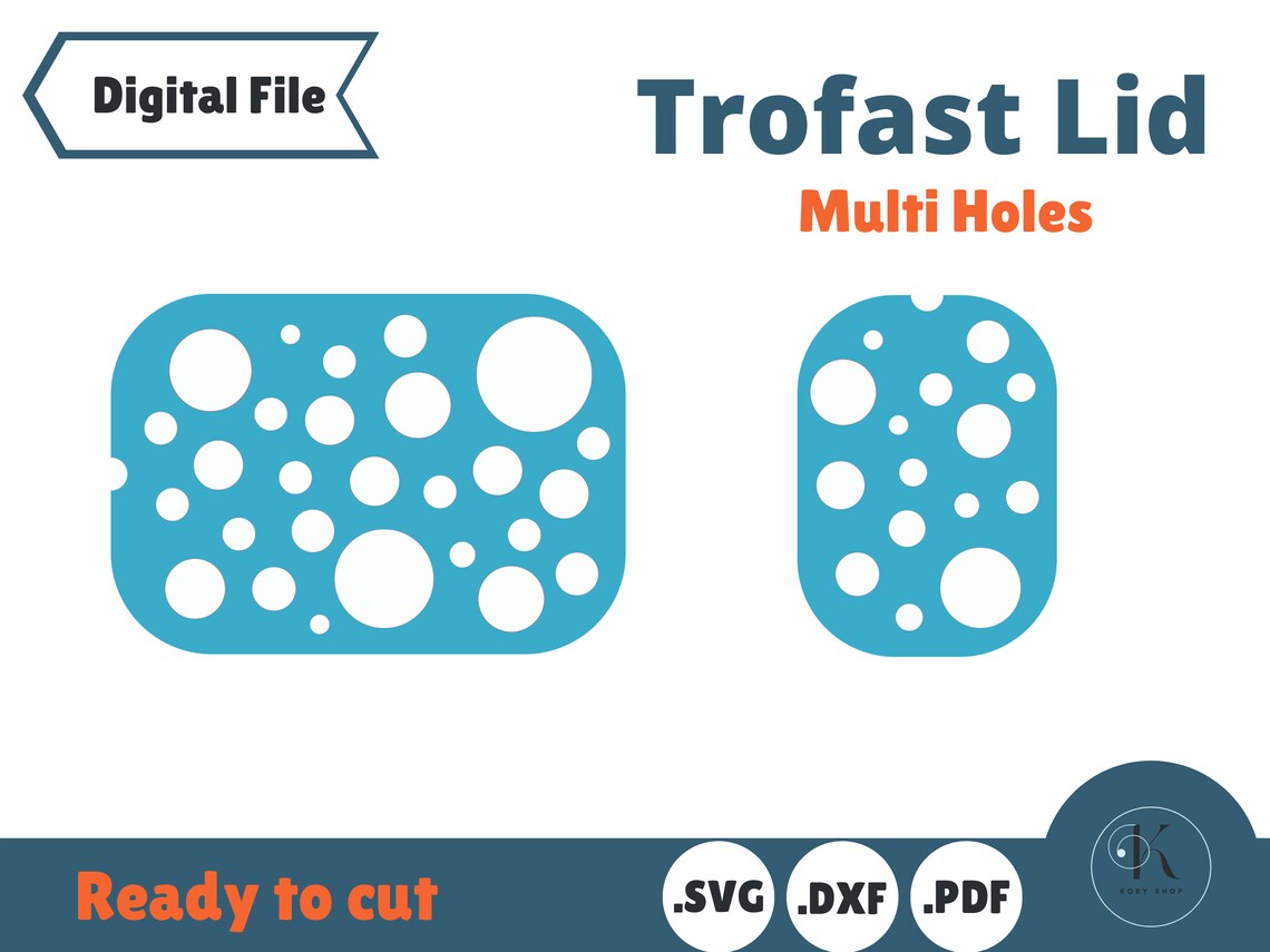 Multi Holes Sorting Trofast Lid Template for IKEA Flisat Sensory Table ...