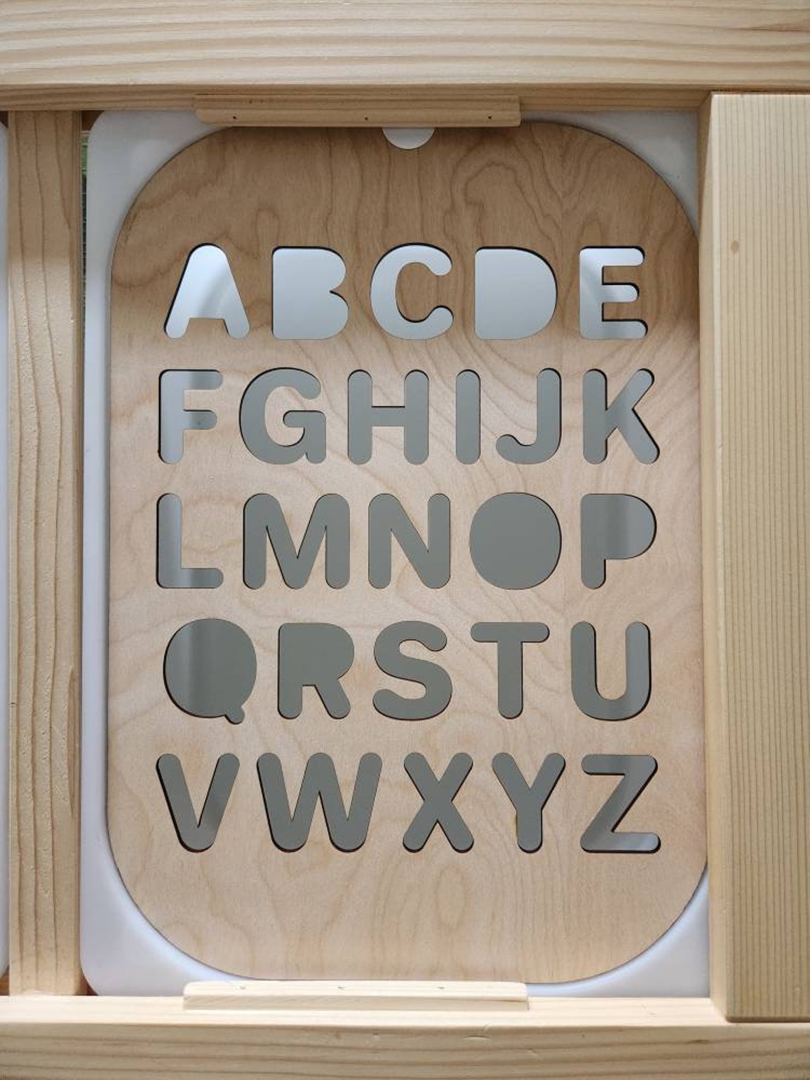 Alphabet Trofast Lid Template for IKEA Flisat Sensory Table - Etsy