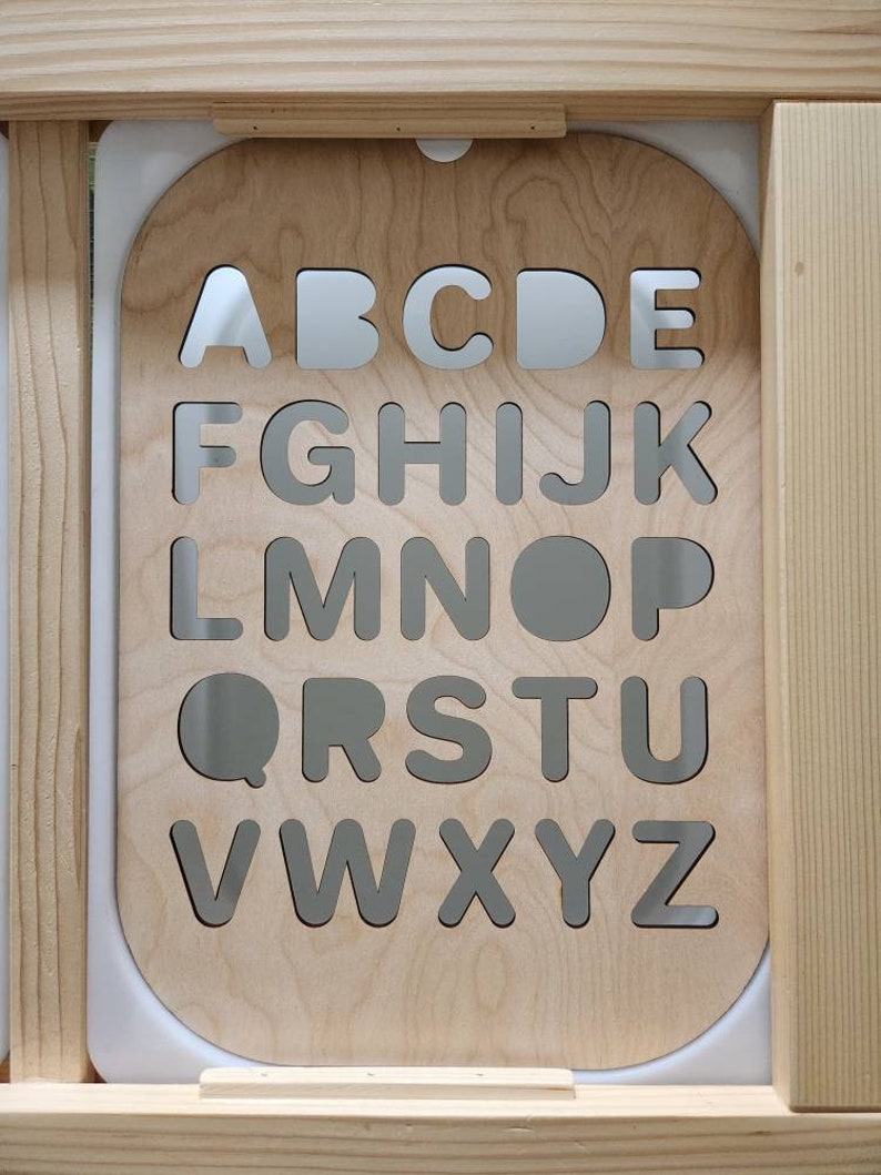 Alphabet Trofast Lid Template for IKEA Flisat Sensory Table - Etsy