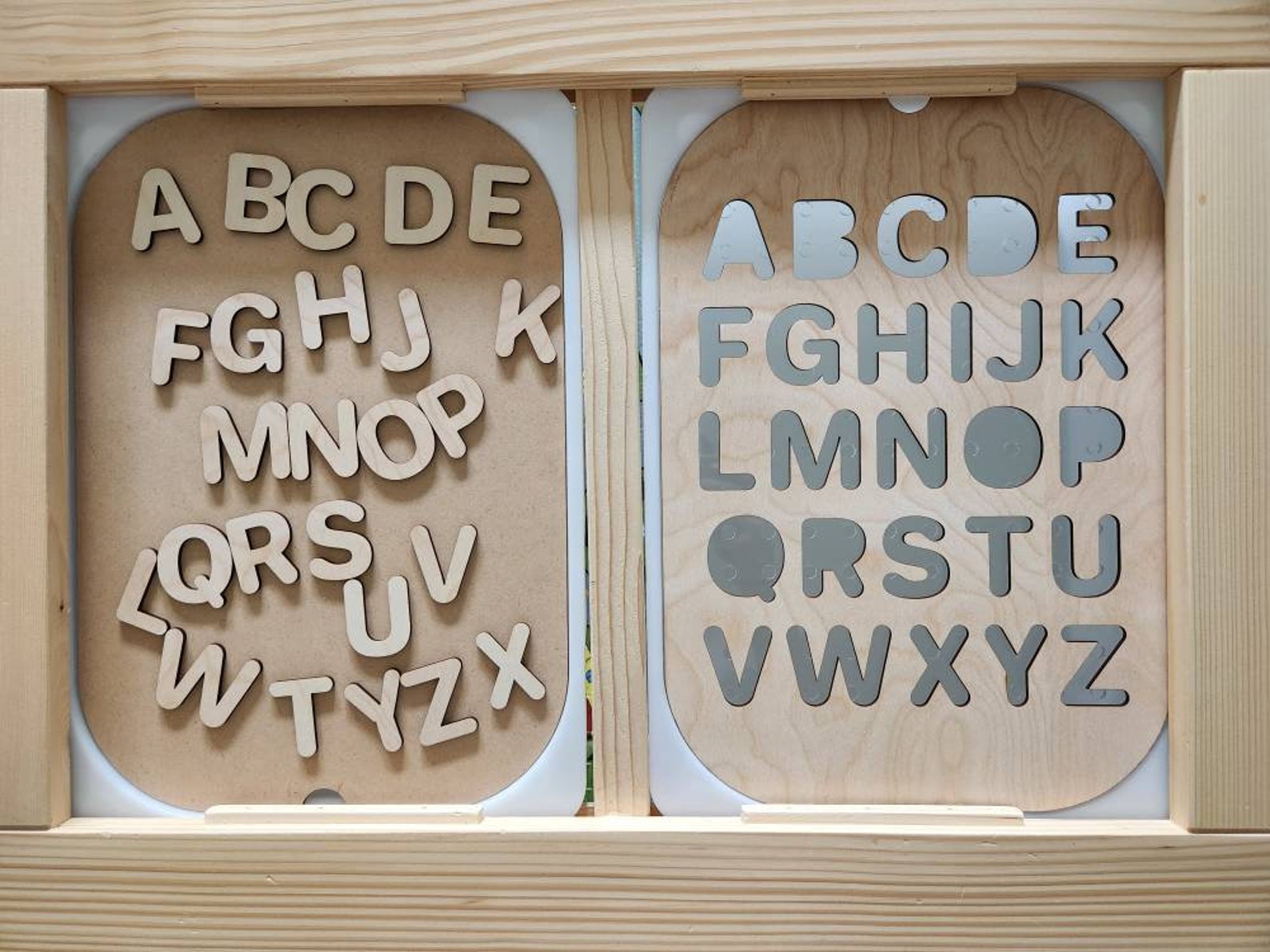 Alphabet Trofast Lid Template for IKEA Flisat Sensory Table - Etsy